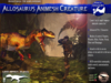 Second Life Marketplace - ALLOSAURUS ~ ANIMESH CREATURE ~ Rideable ...